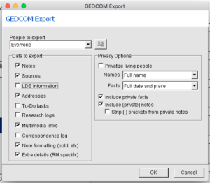 How to Export a GEDCOM File from FamilySearch - Clanview